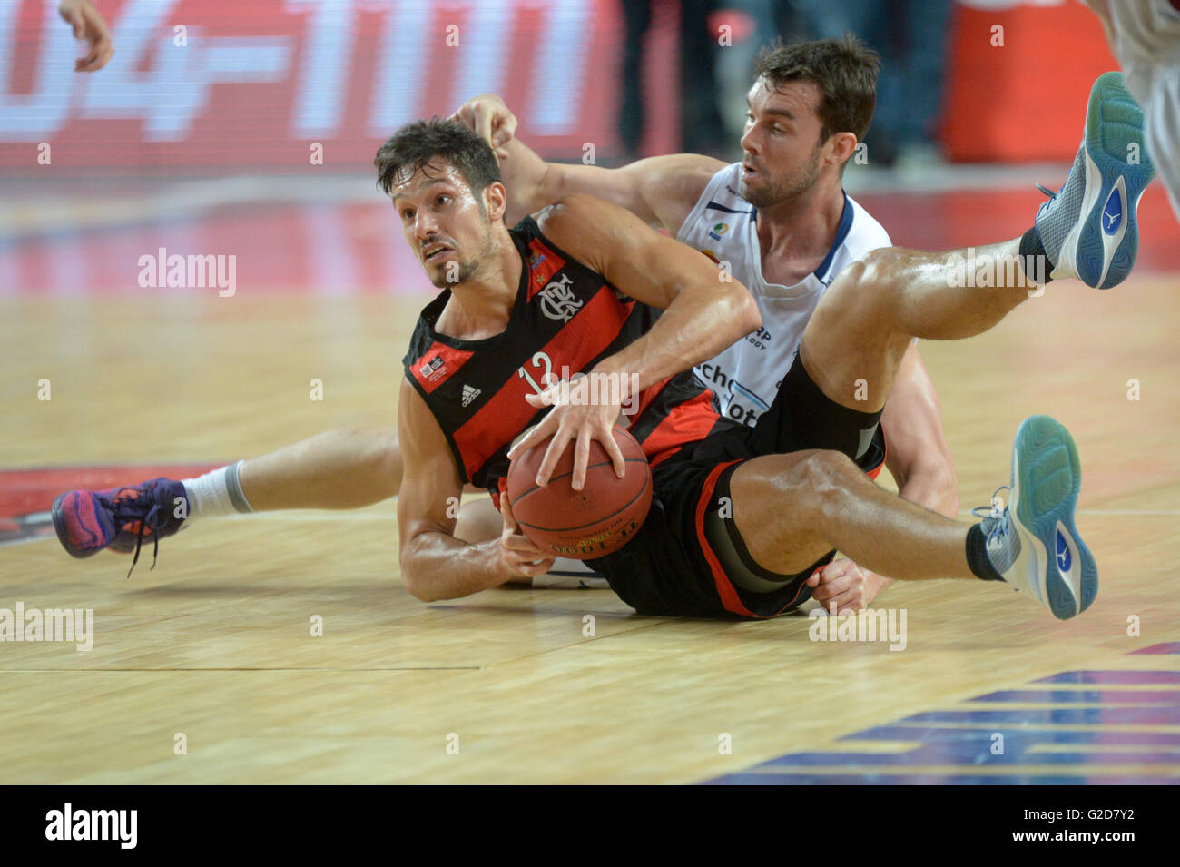 RIO DE JANEIRO, Brazil - 05/28/2016: FLAMINGO X BAURU - Rafael Mineiro ...