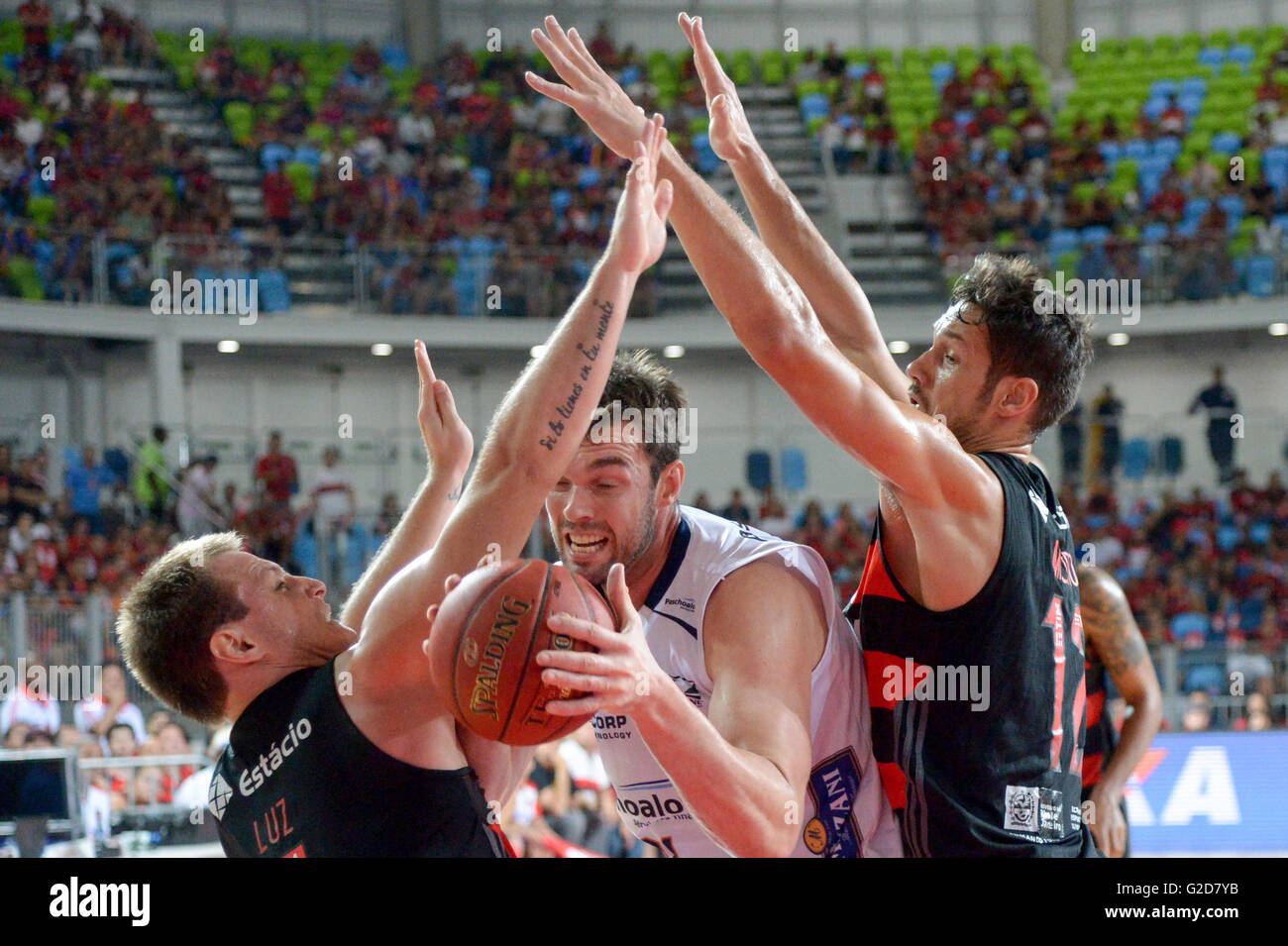 RIO DE JANEIRO, Brazil - 05/28/2016: FLAMINGO X BAURU - Becker for ...