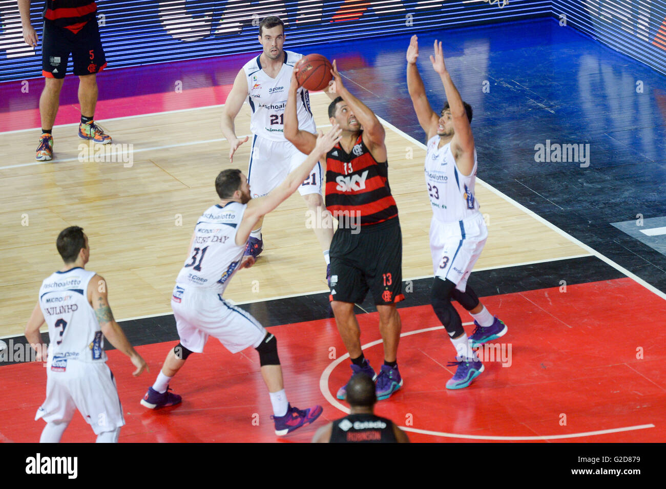 RIO DE JANEIRO, Brazil - 05/28/2016: FLAMINGO X BAURU - John the ...