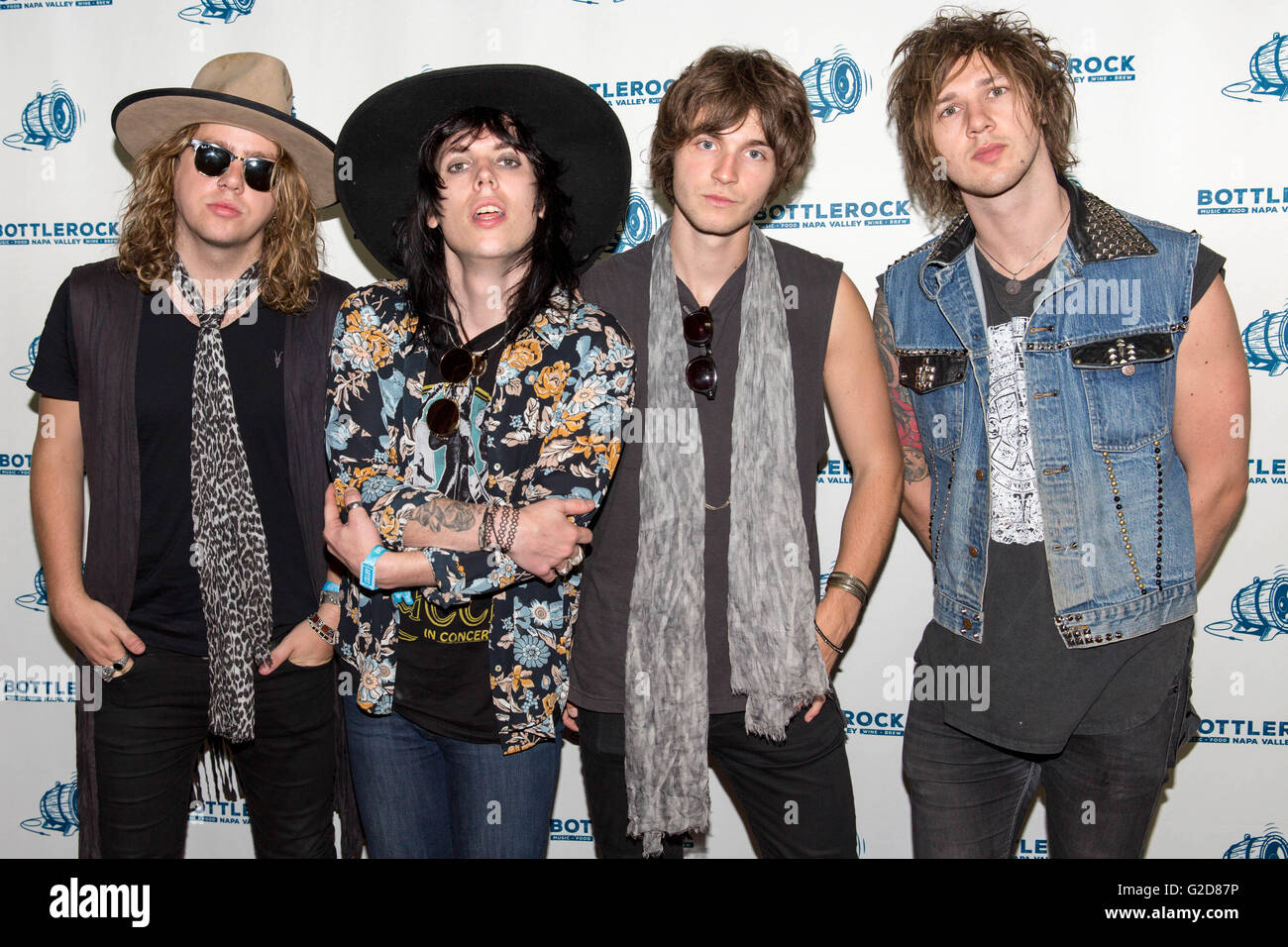 Napa, California, USA. 28th May, 2016. LUKE SPILLER, ADAM SLACK, GETHIN ...