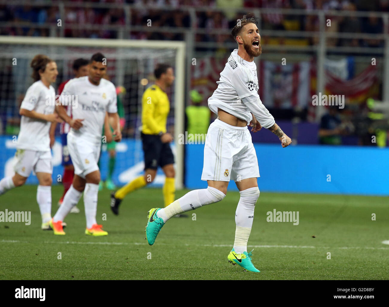 Milan, Italy. 28th May, 2016. UEFA Champions League Final between Real ...