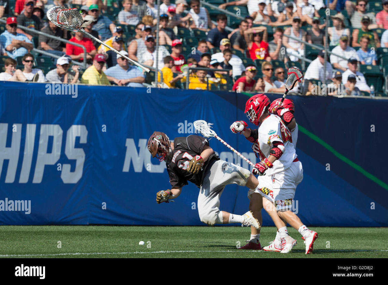 Philadelphia, Pennsylvania, USA. 28th May, 2016. Brown Bears goalie ...