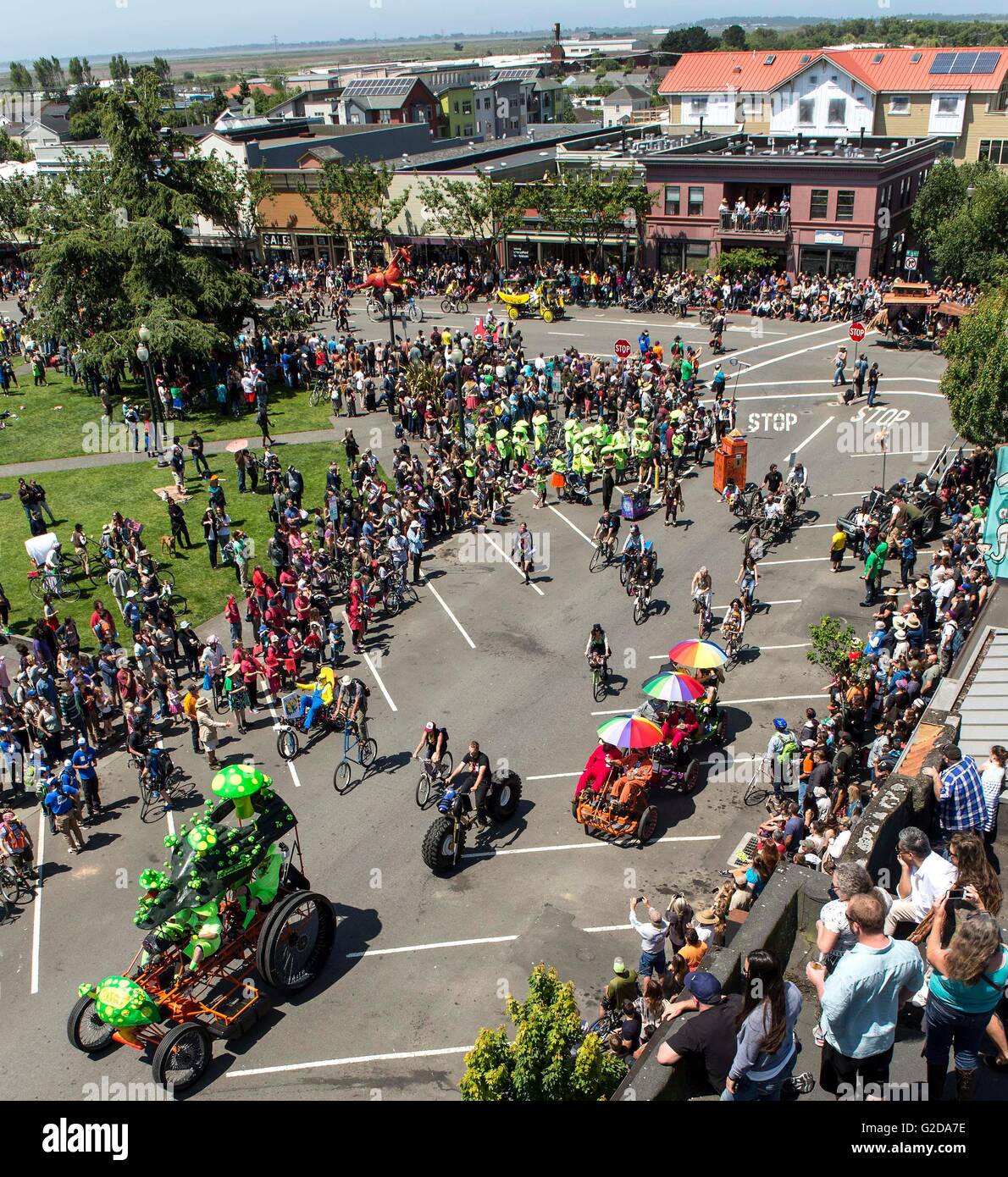 Human powered parade hi-res stock photography and images - Alamy