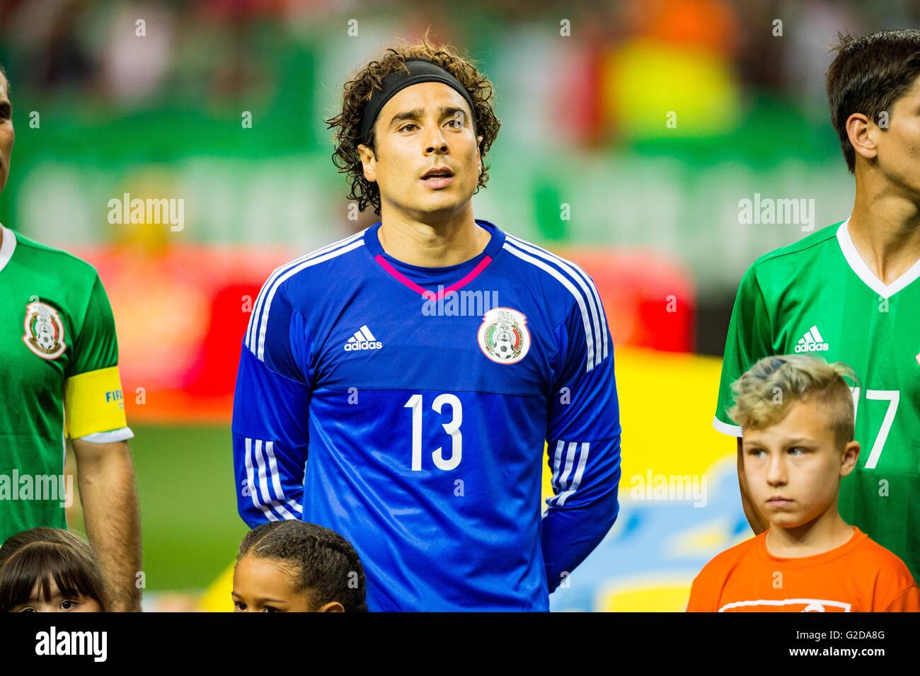 Mexico GK Guillermo Ochoa (13) during the International Friendly Soccer ...