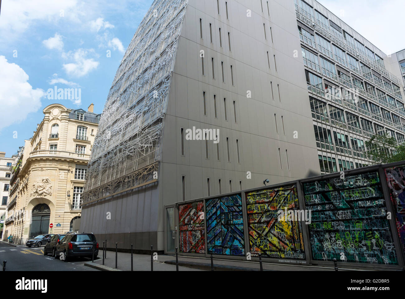Paris, France, Street Scene, French Culture Minister Office Building ...