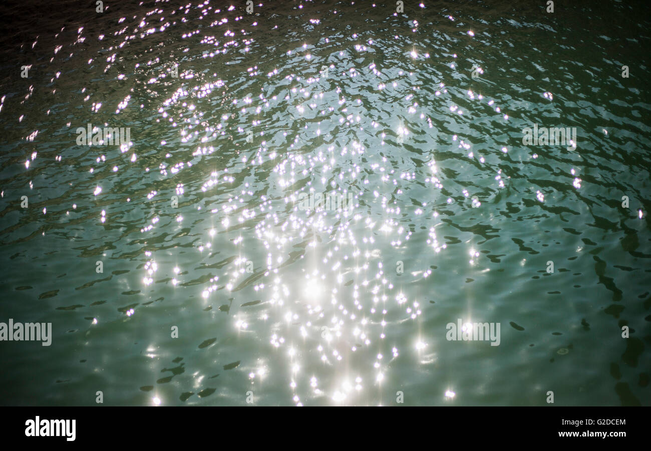 Sunlight Reflecting off Water Stock Photo - Alamy