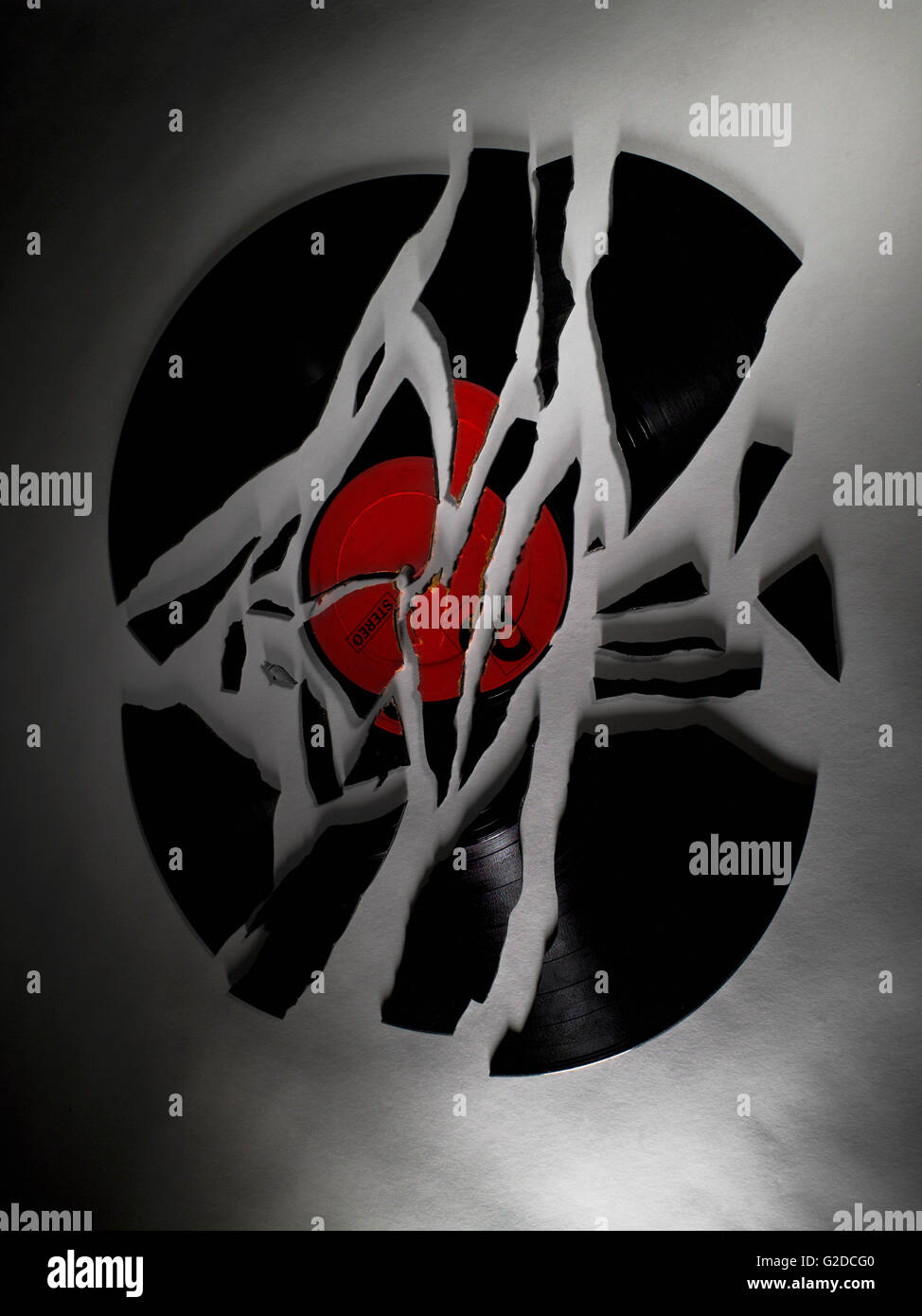 Broken vinyl record hi-res stock photography and images - Alamy