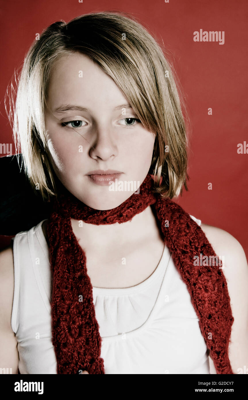 Wrapped around neck hi-res stock photography and images - Alamy