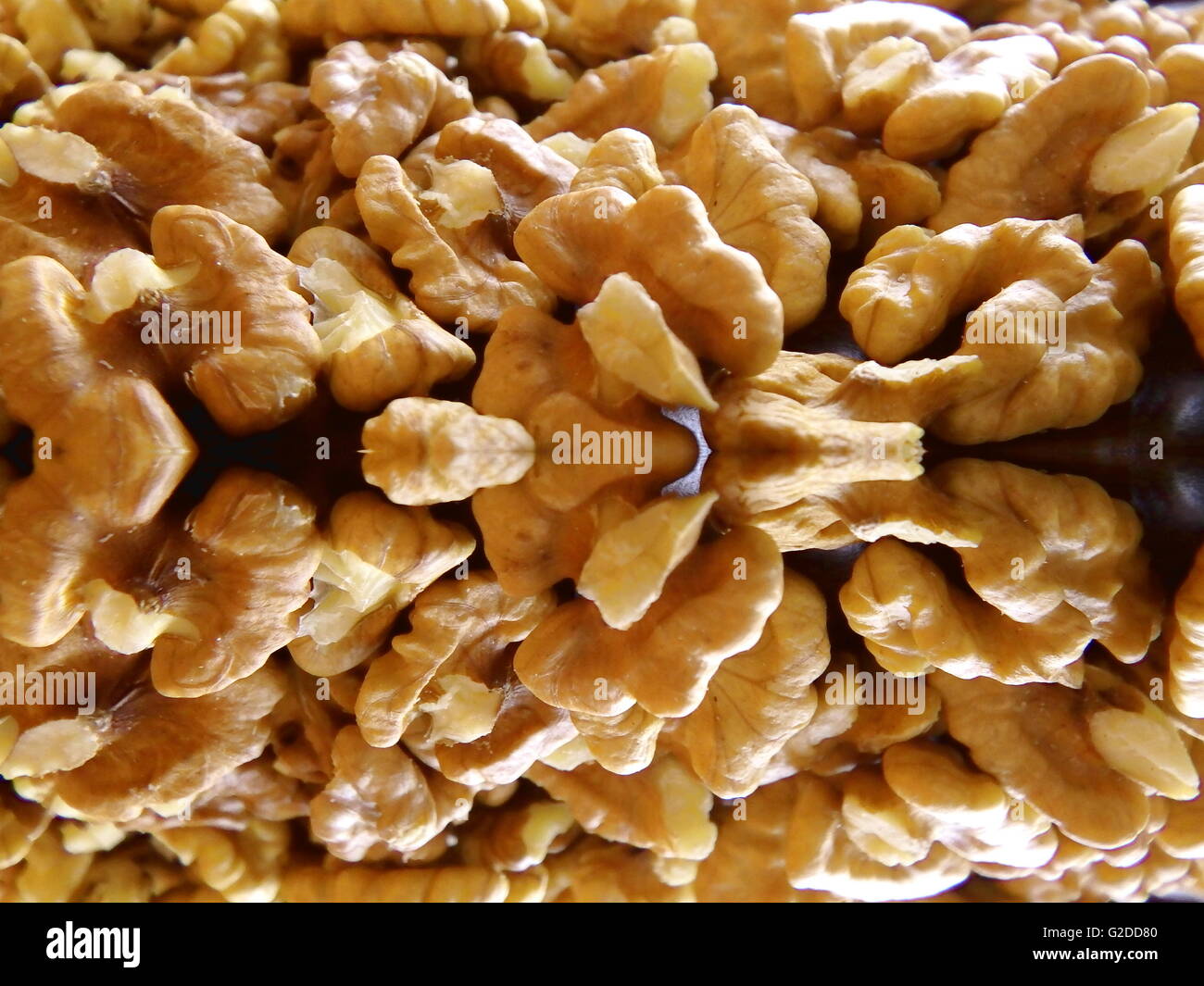 Kernels Walnut, background, detail eating walnuts Stock Photo - Alamy
