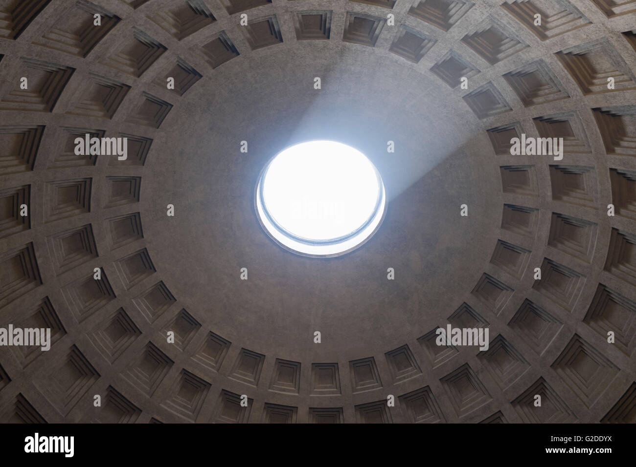 Sunlight Through Dome of Pantheon, Rome, Italy Stock Photo - Alamy