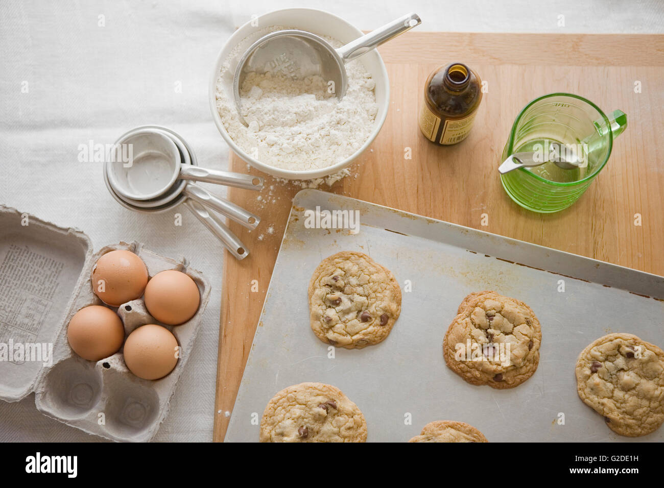 Aerial view of cookies hi-res stock photography and images - Alamy