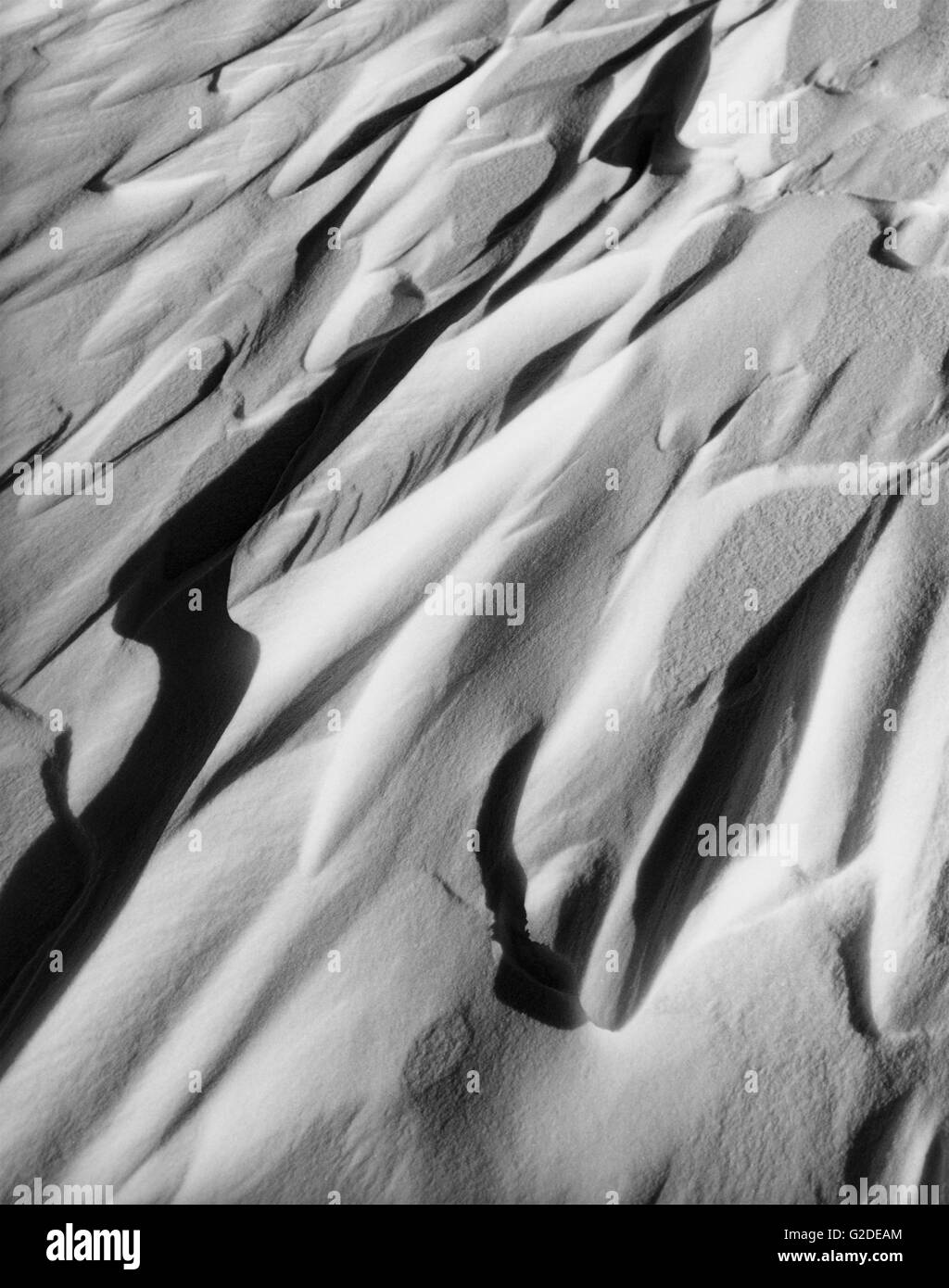 Snow Drift Patterns Stock Photo - Alamy