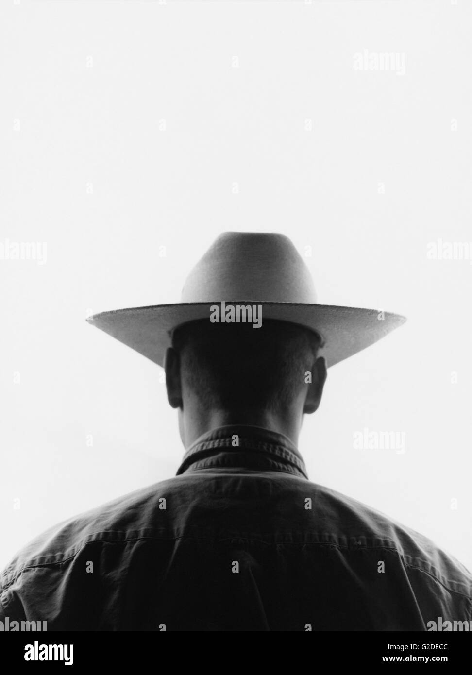 Back of the head Black and White Stock Photos & Images - Alamy