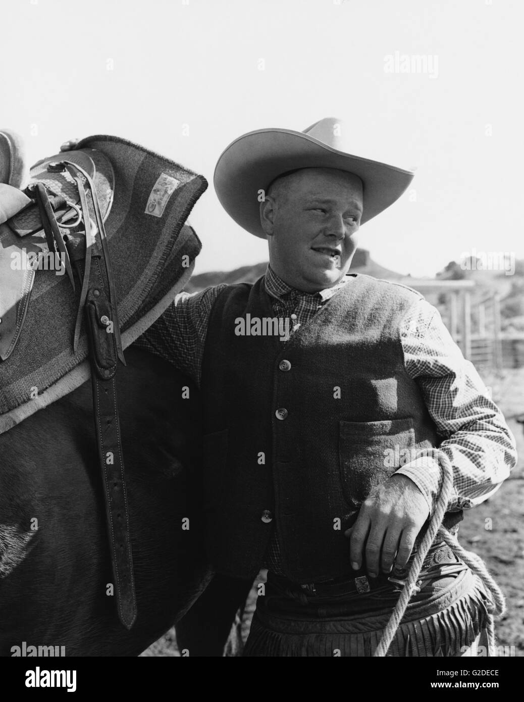 Cowboy Black and White Stock Photos & Images - Alamy