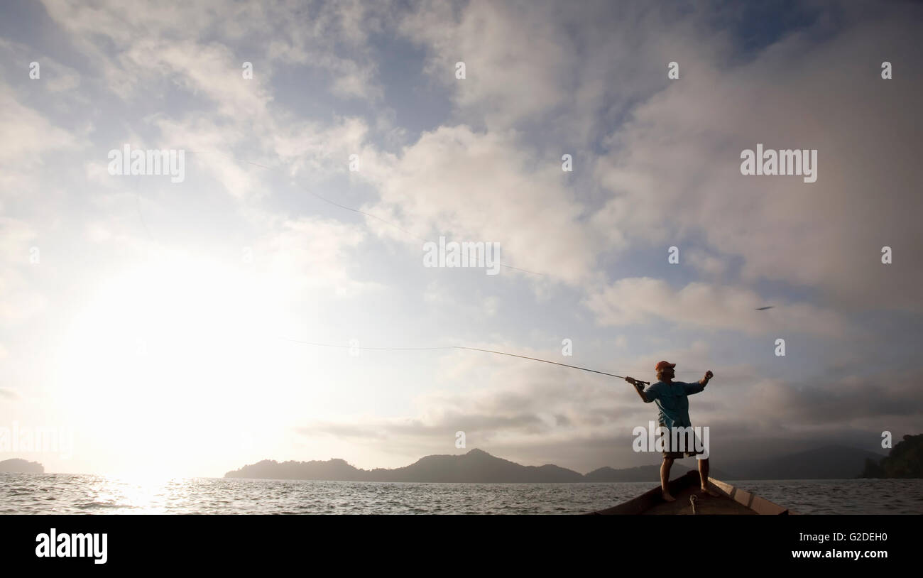 Fly fishing boats hi-res stock photography and images - Alamy