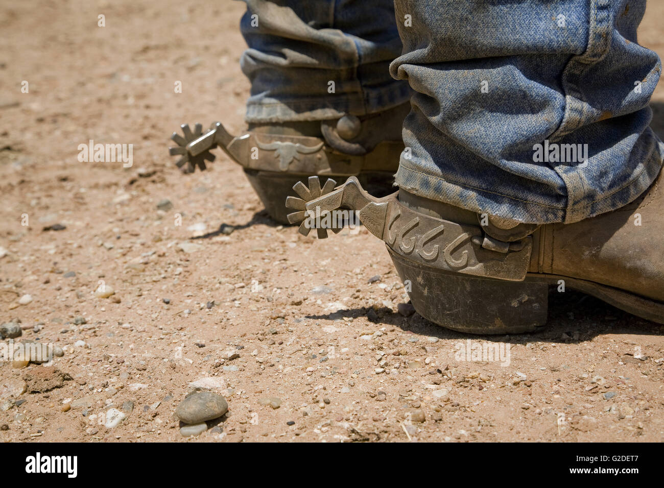 Cowboy boots spurs hi-res stock photography and images - Alamy
