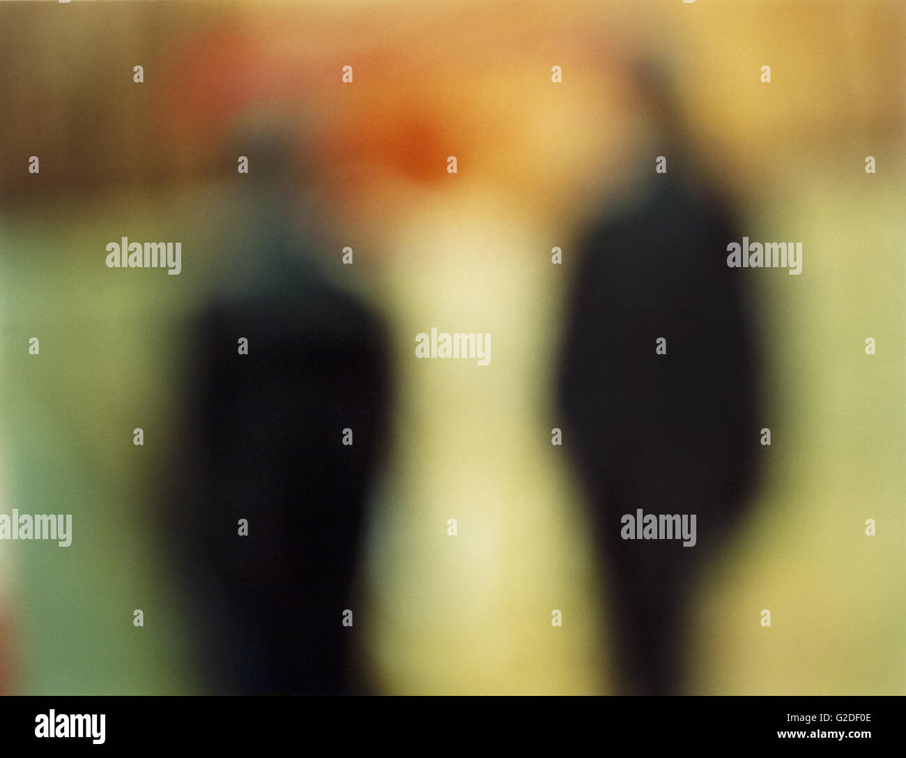 Two People Standing Together Abstract Stock Photo - Alamy