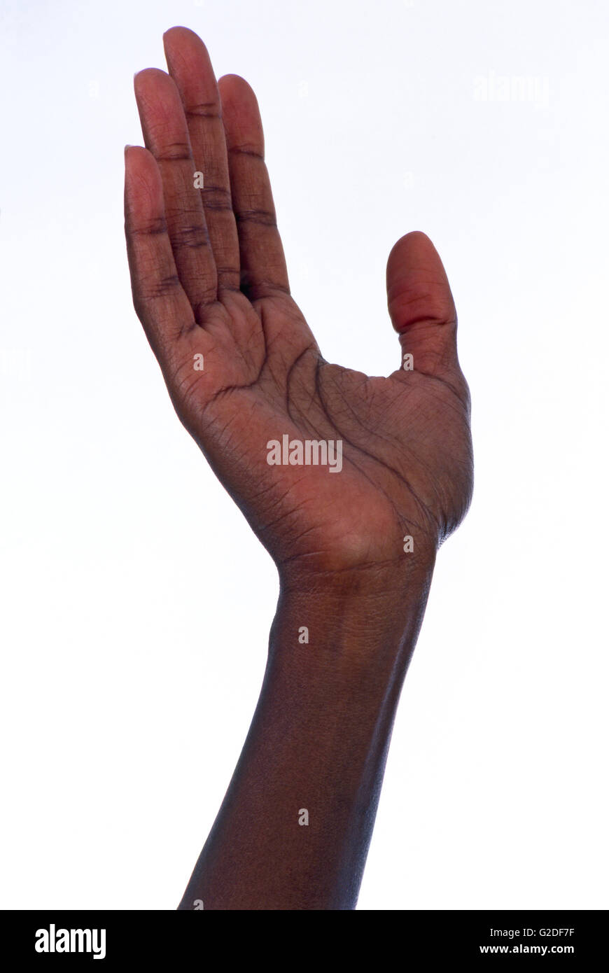 Hand upraised hi-res stock photography and images - Alamy
