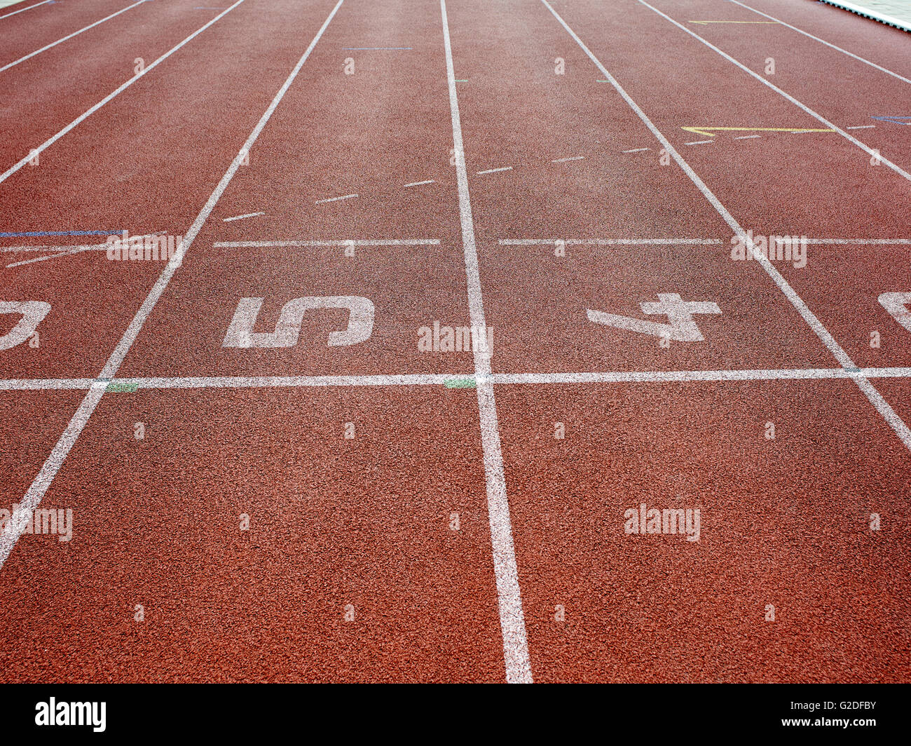 All-weather running track Stock Photo - Alamy