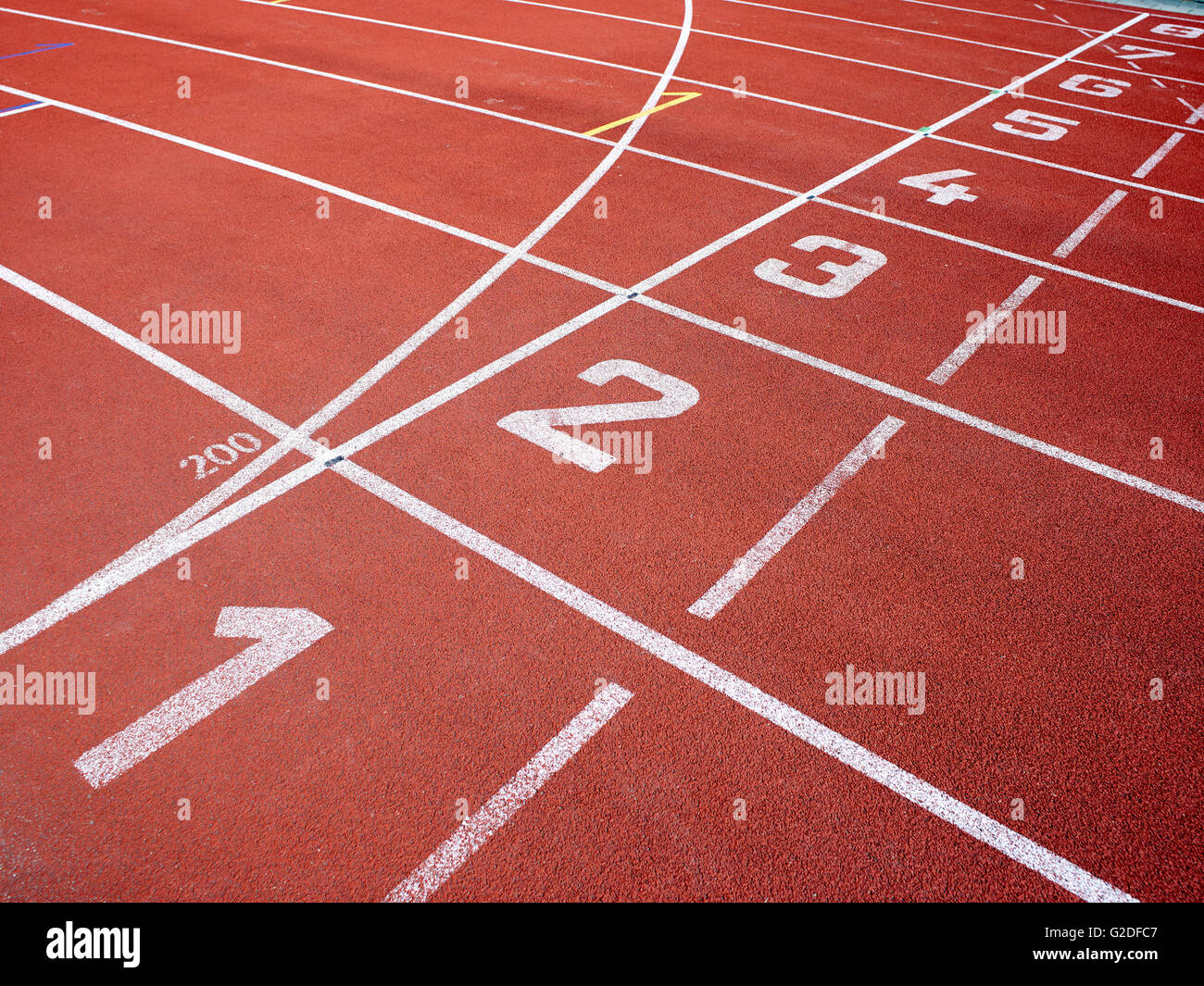 All-weather running track Stock Photo - Alamy