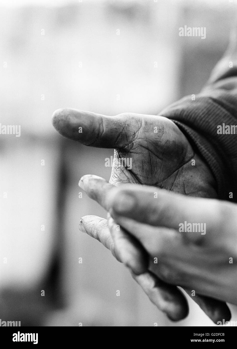 Palms up hands Black and White Stock Photos & Images - Alamy