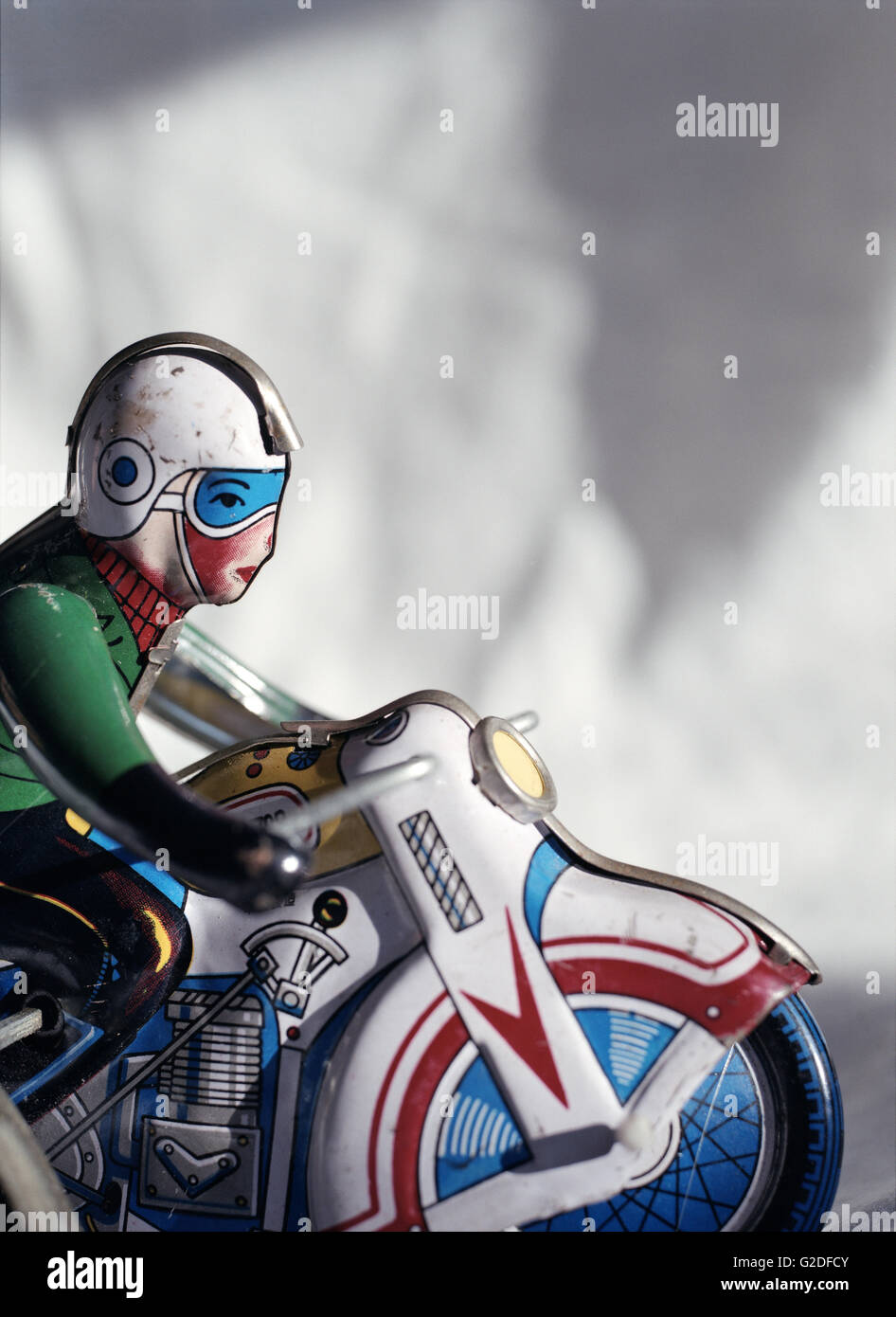 Tin toy bike hi-res stock photography and images - Alamy