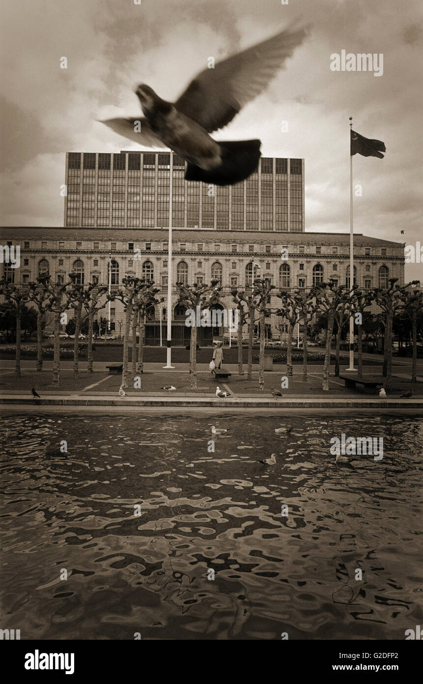 San francisco civic center plaza hi-res stock photography and images ...