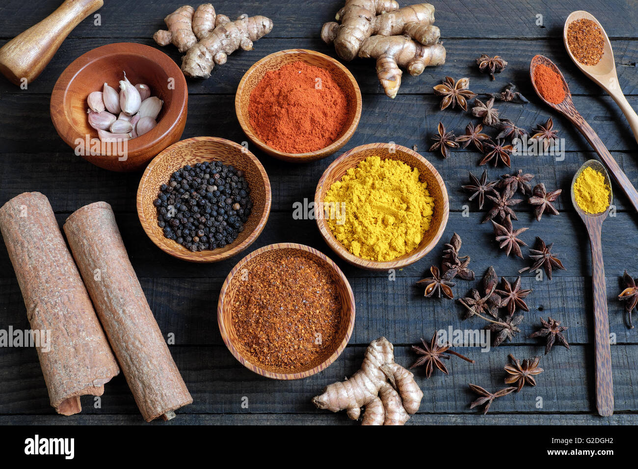 Colorful spice for food, with natural color and make aromatic flavor ...