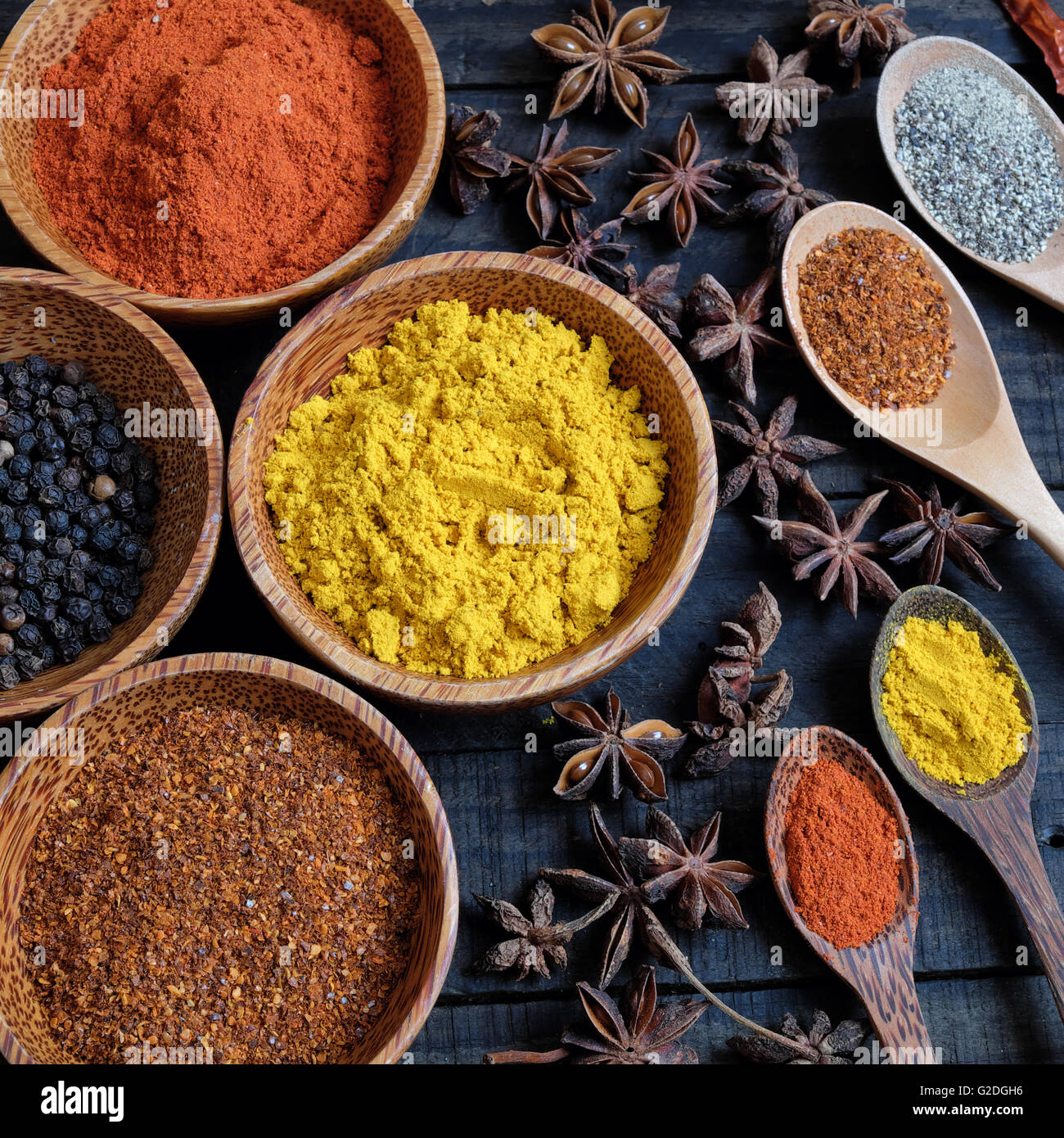 Colorful spice for food, with natural color and make aromatic flavor ...