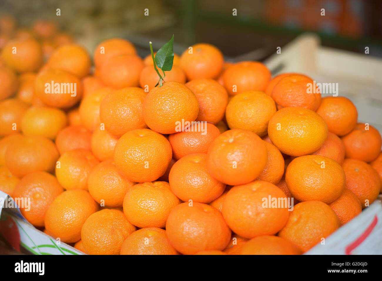Fresh mandarin oranges fruit Stock Photo - Alamy