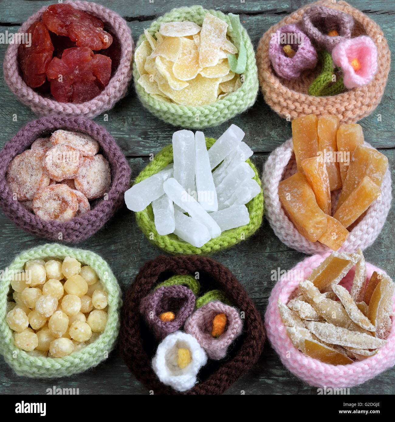 Amazing of Vietnamese food for Tet holiday in spring, jam is ...