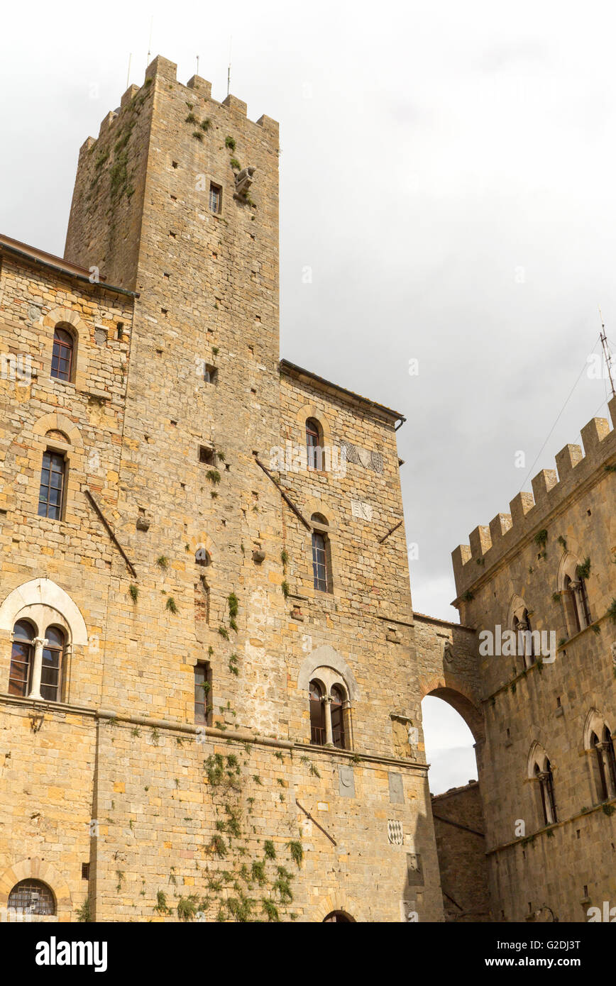 Old town piazza dei priori in volterra hi-res stock photography and ...