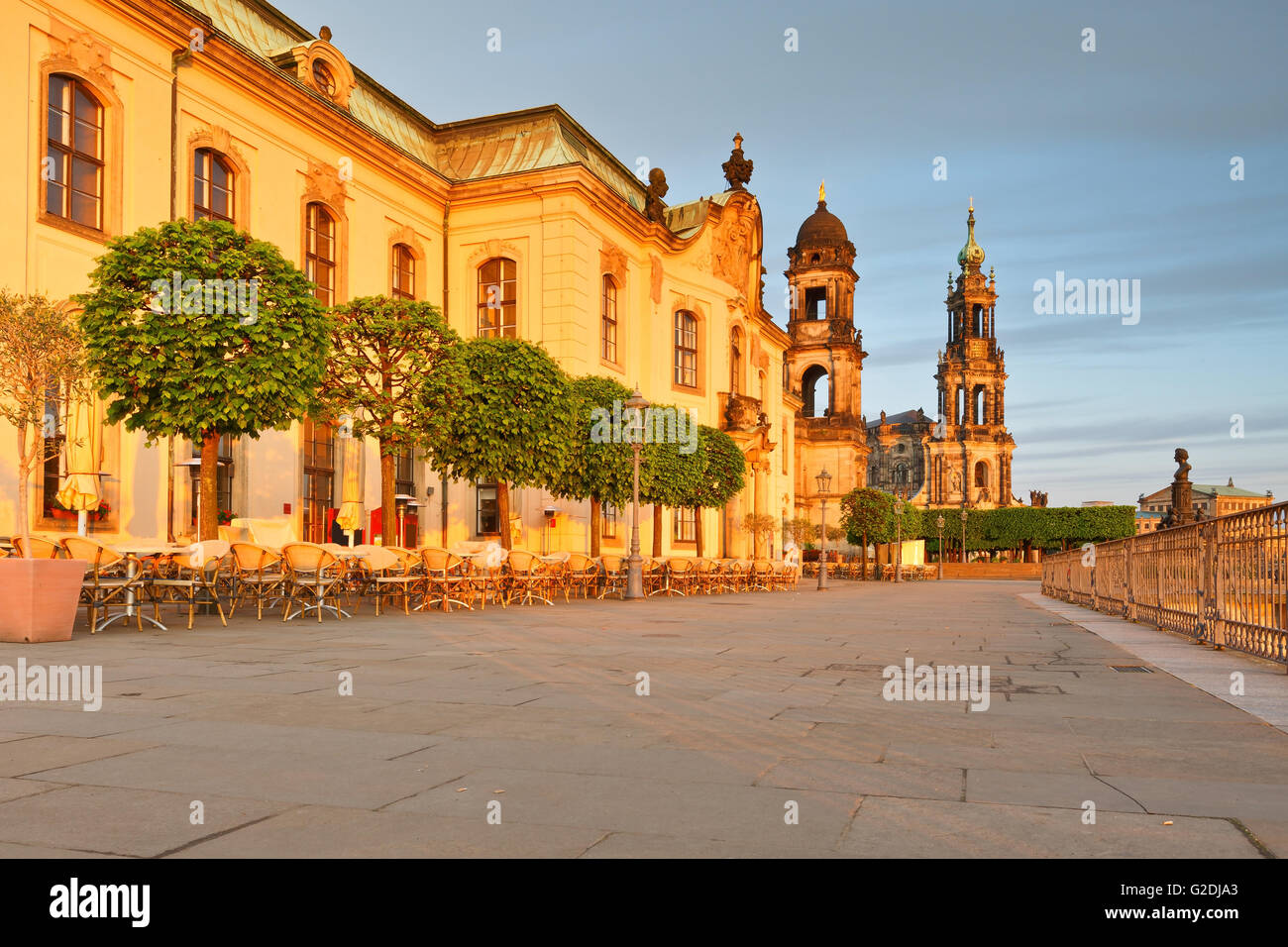 Historic architecture in the old town of Dresden, Germany Stock Photo ...