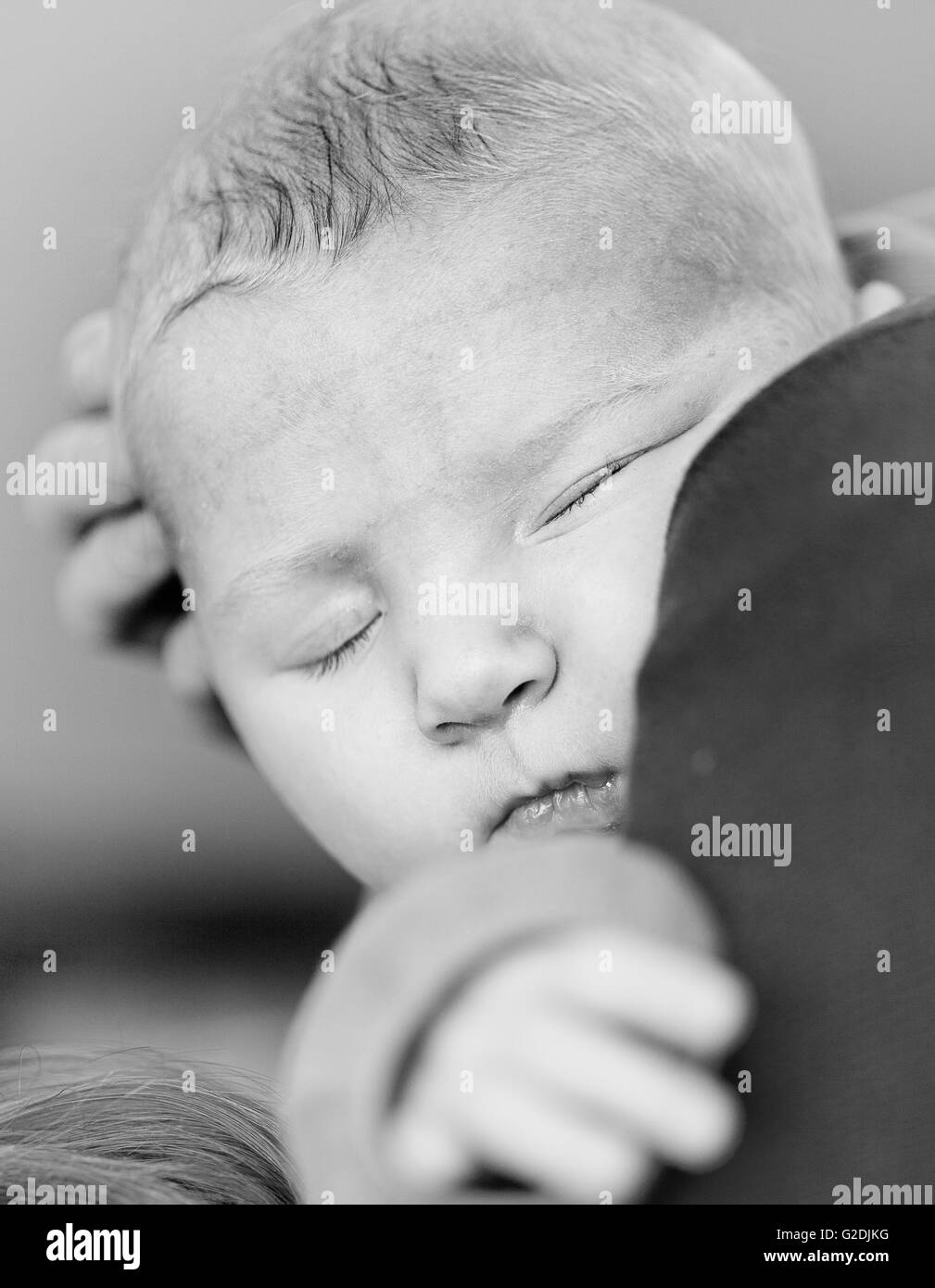 Baby girl old Black and White Stock Photos & Images - Alamy