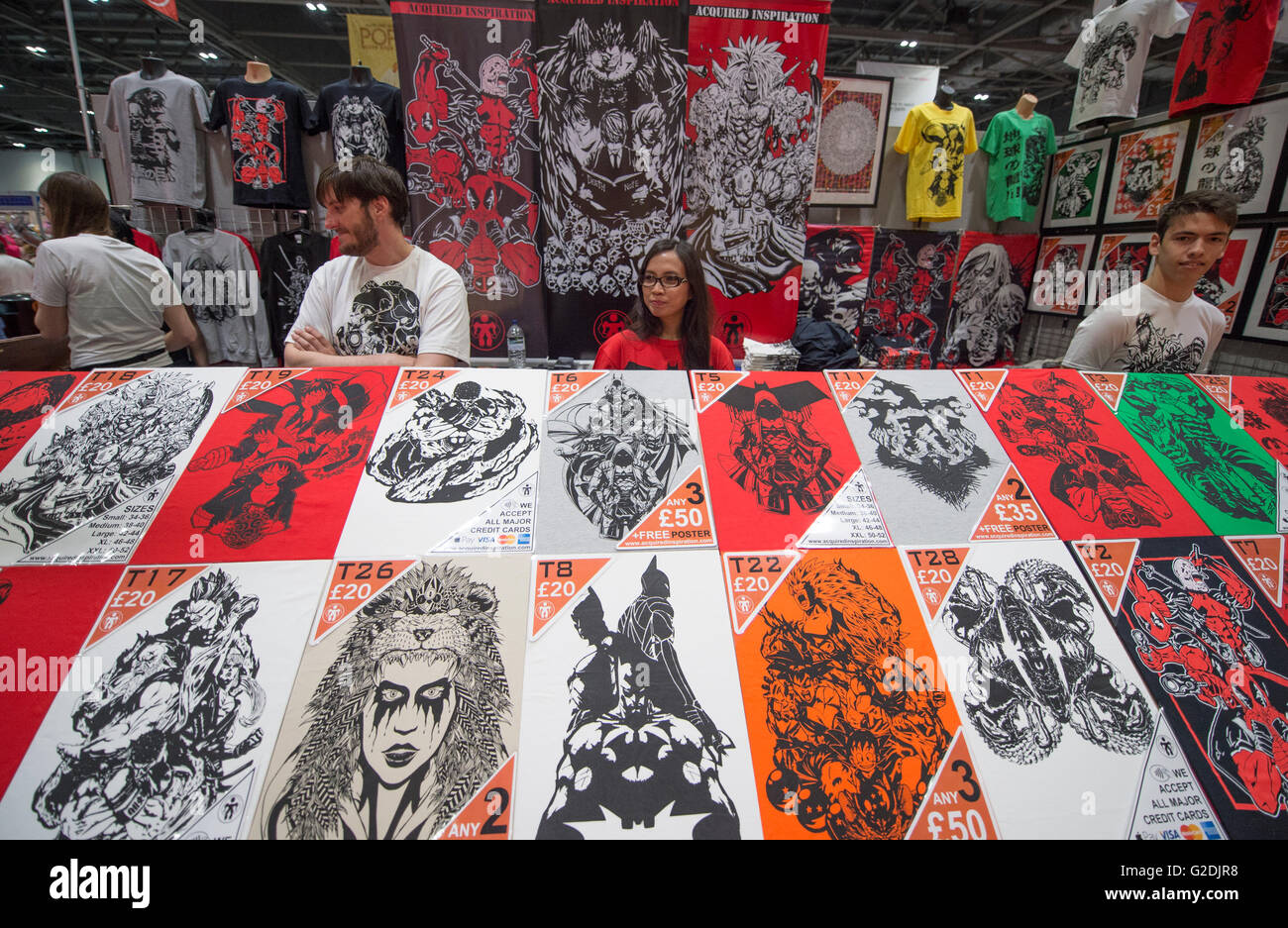 Excel, London UK. 27th May 2016. MCM London Comic Con returns for 3 ...