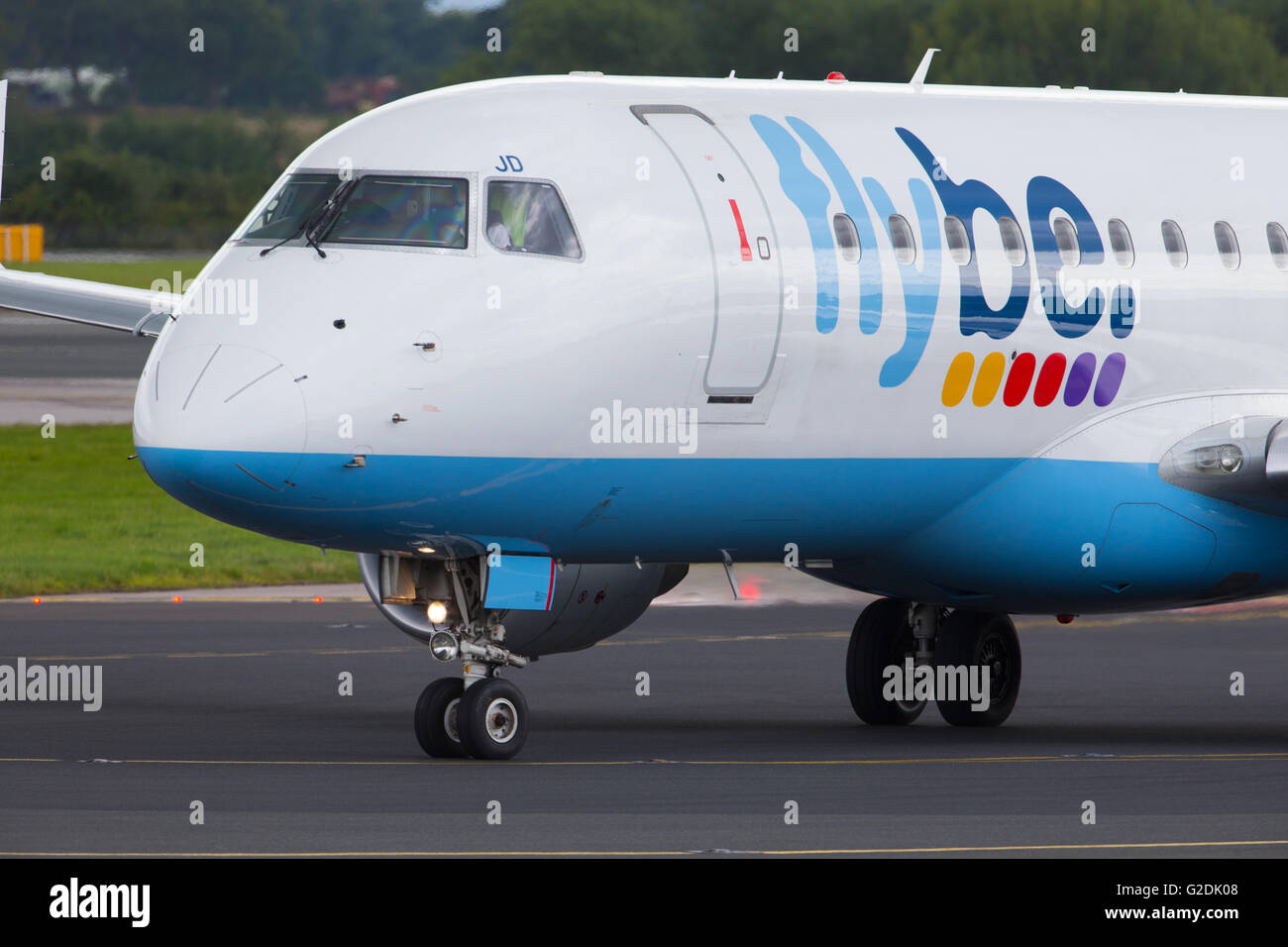 Flybe Aircraft Photo Stock Photo - Alamy