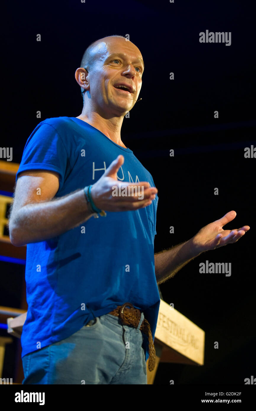 Steve Hilton academic & former political adviser speaking on stage at ...