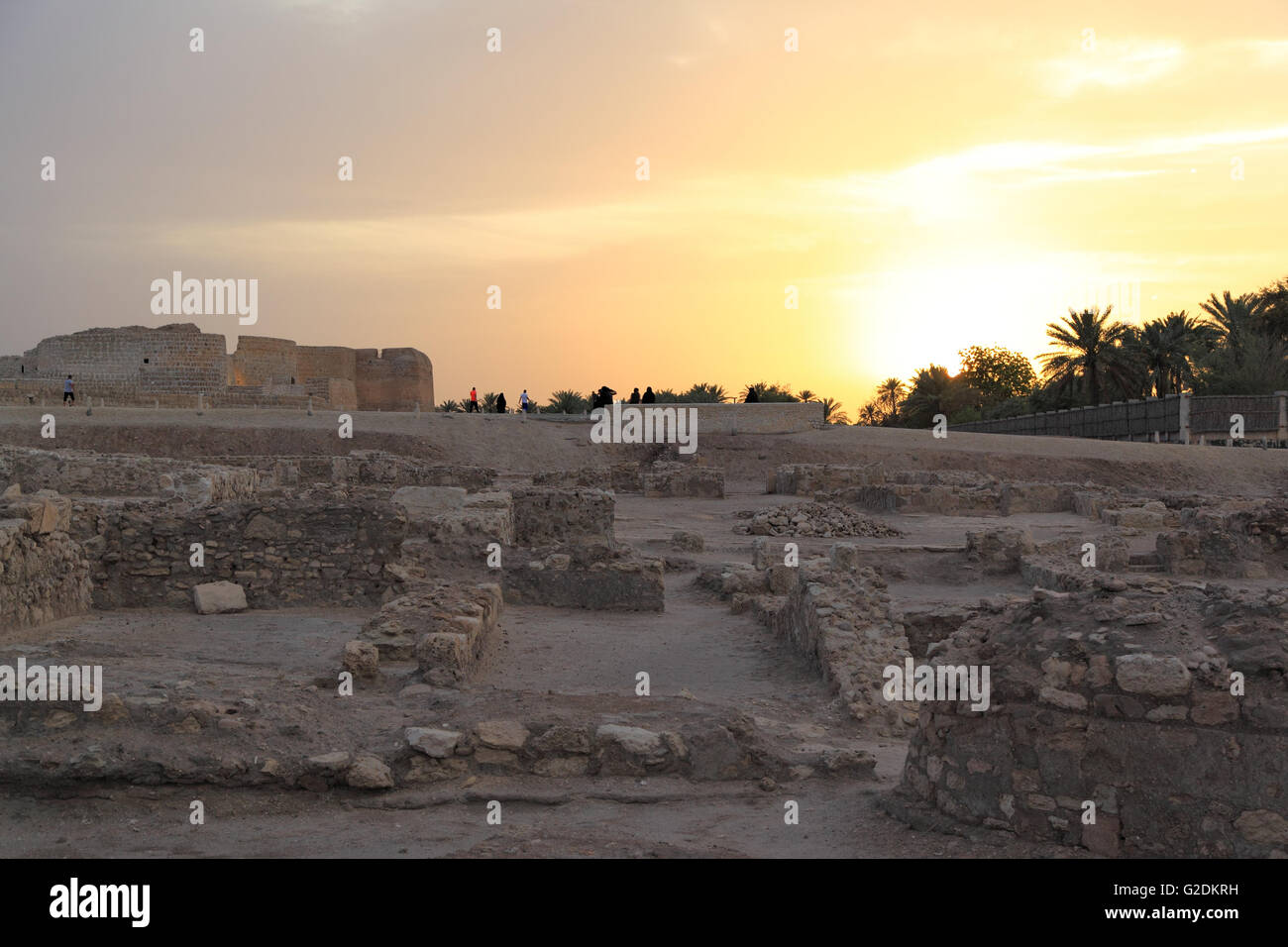 Bahrain Fortress, Manama - Bahrain Stock Photo - Alamy