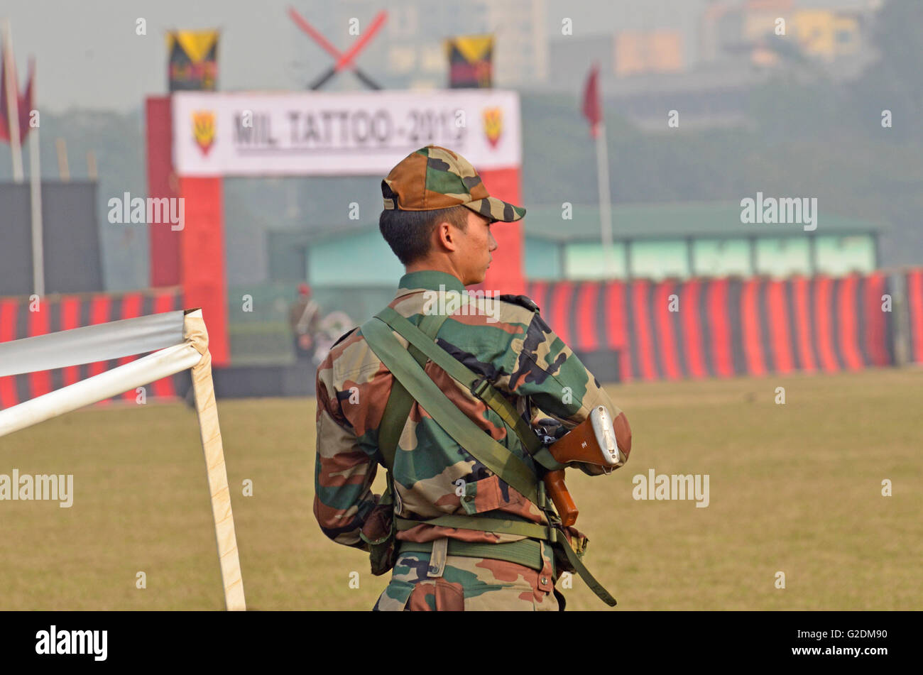 Indian Army personnel during Vijay Divas celebrations, to commemorate ...