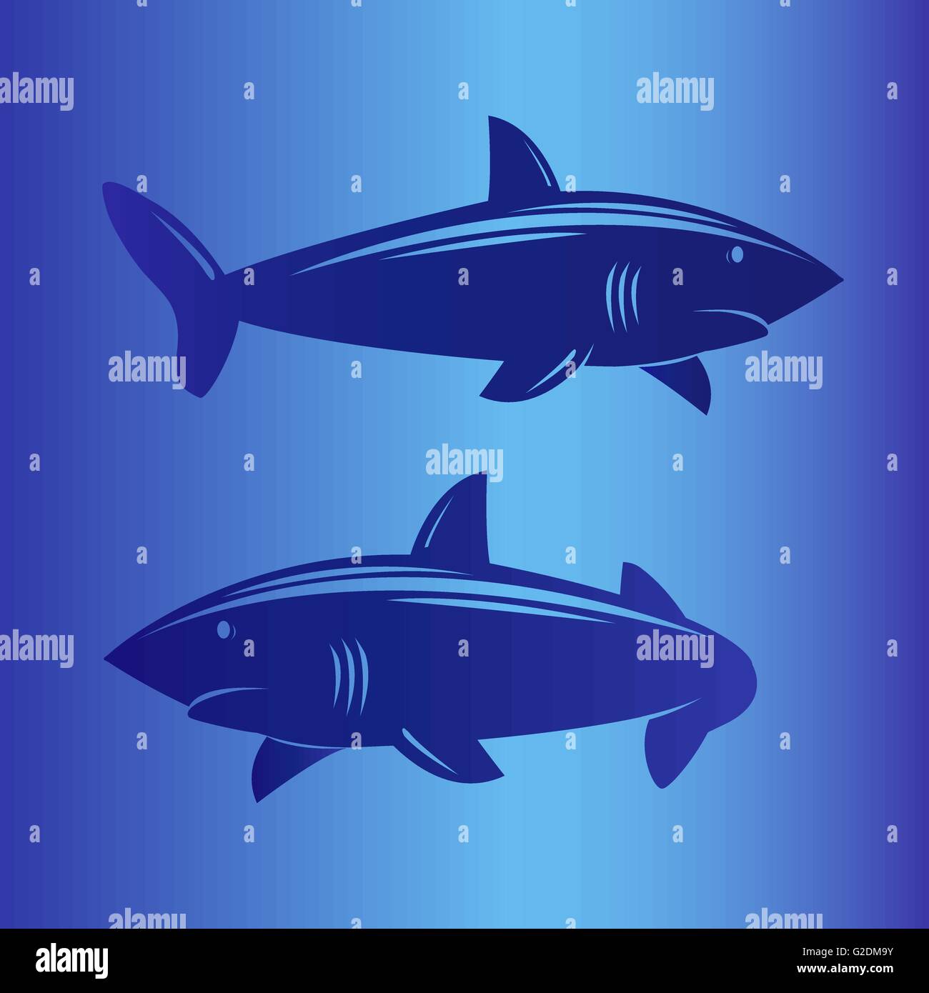 Sharks texture Stock Vector Images - Alamy
