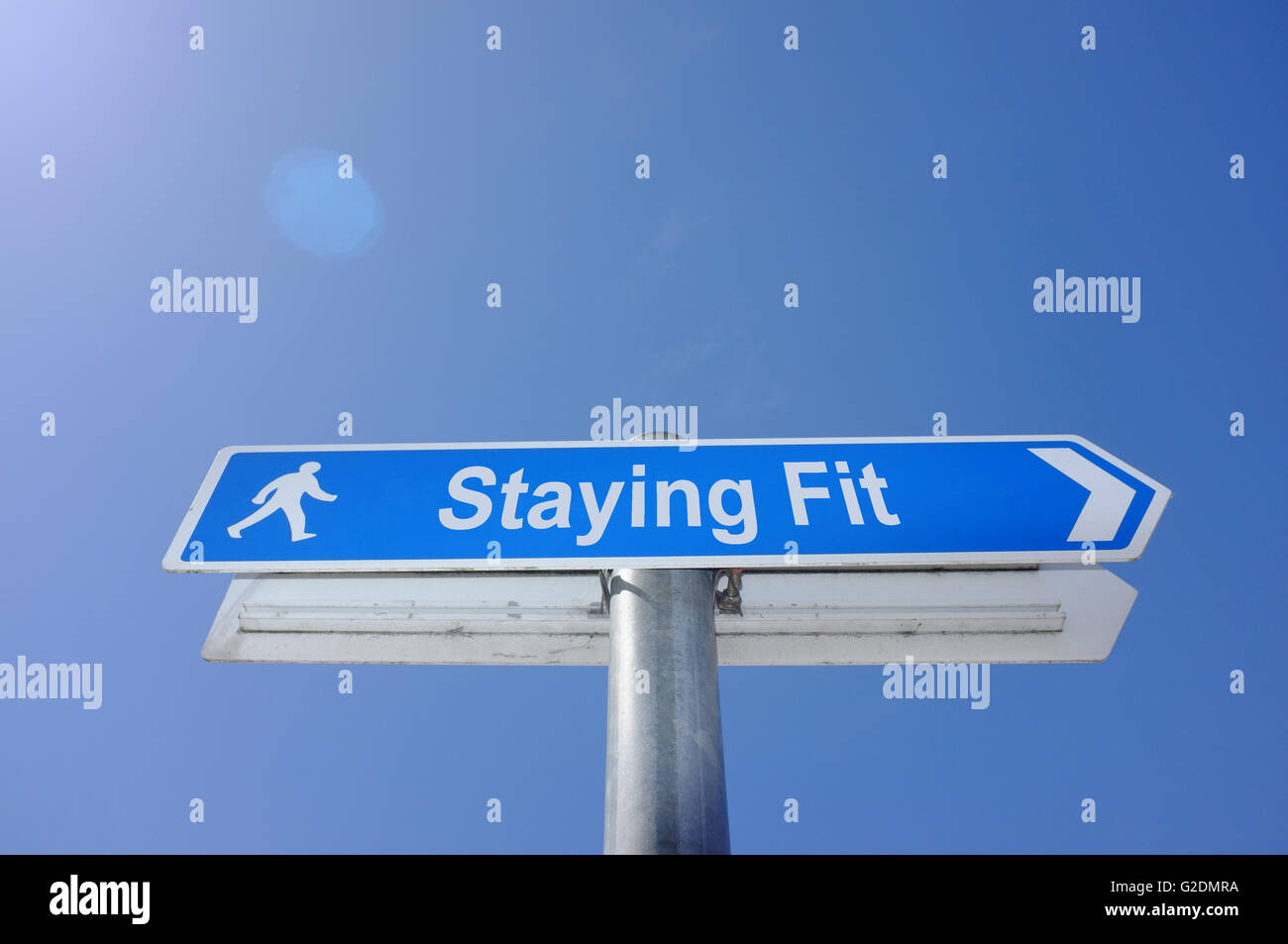 Staying fit sign hi-res stock photography and images - Alamy