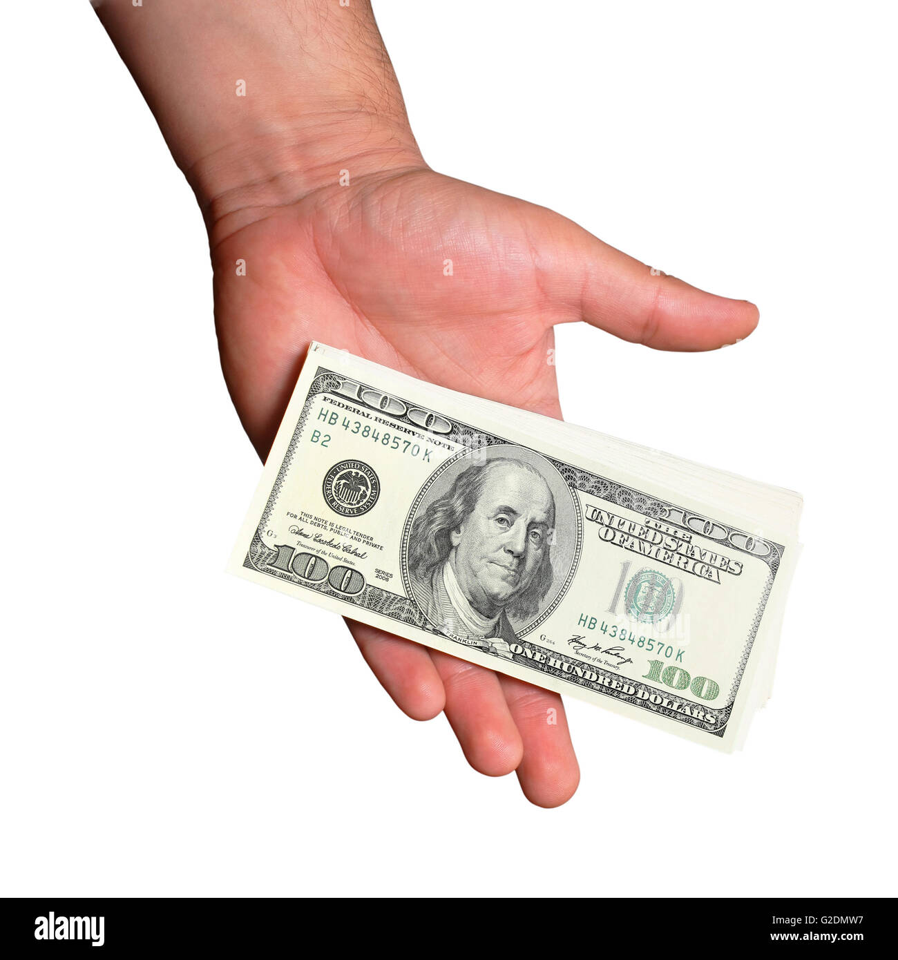 Hands giving money us hi-res stock photography and images - Alamy