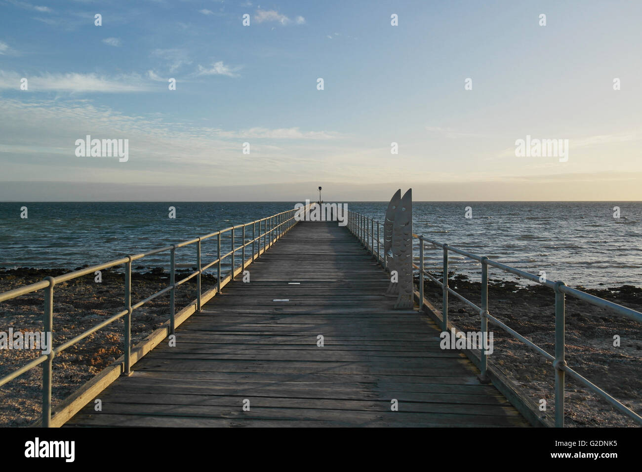 Remote pier in South Australia - Australia Stock Photo - Alamy