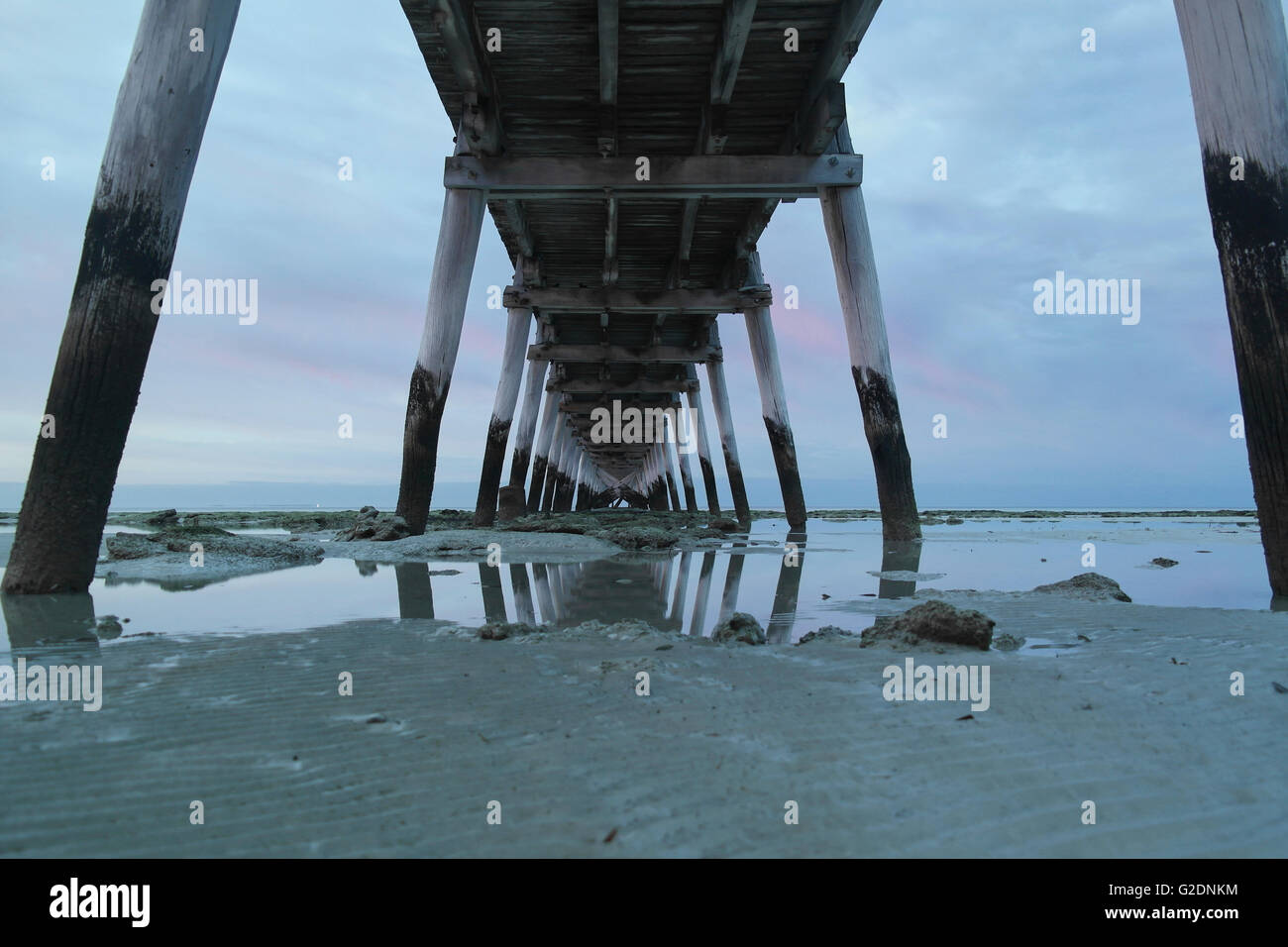 Remote pier in South Australia - Australia Stock Photo - Alamy