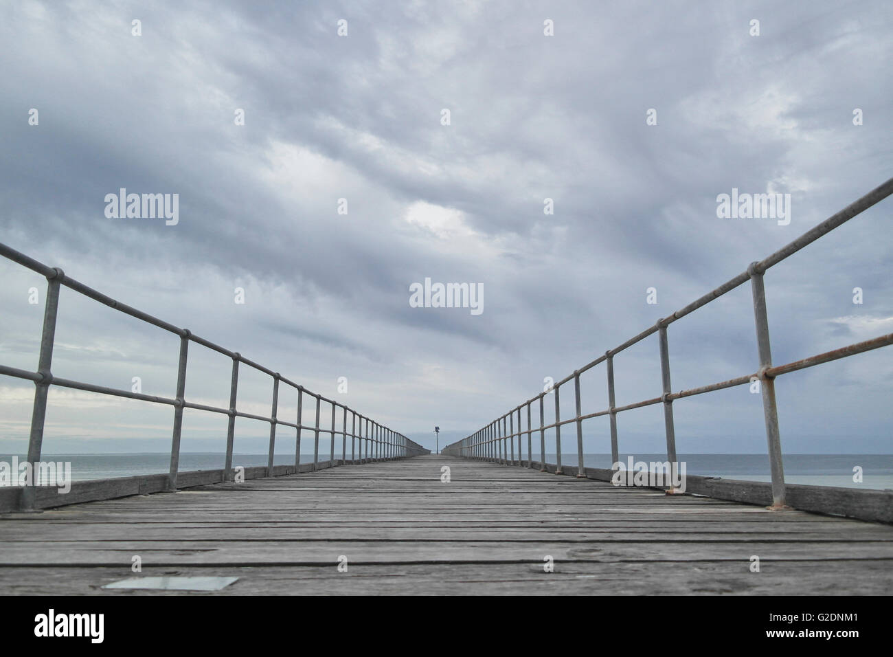 Remote pier in South Australia - Australia Stock Photo - Alamy