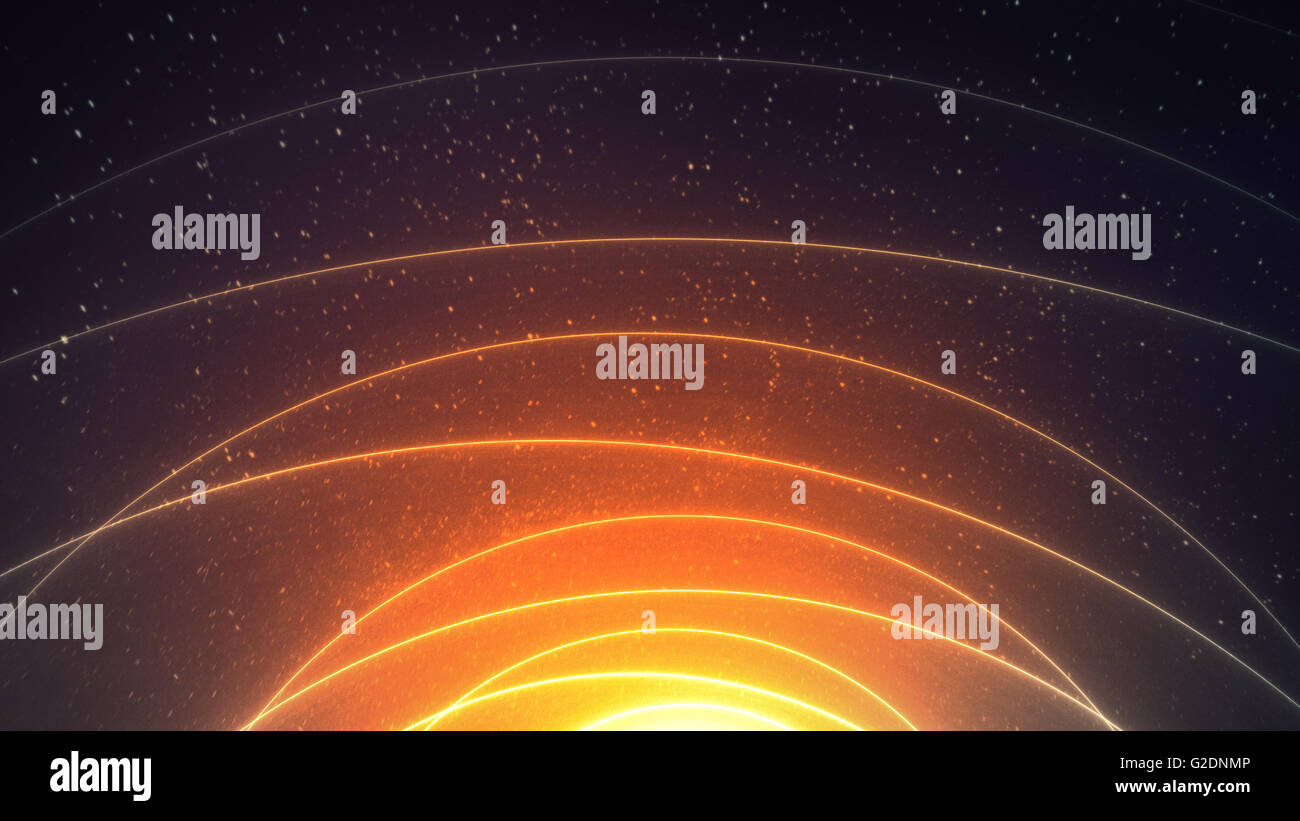 Smooth High-Tech Waves Stock Photo - Alamy