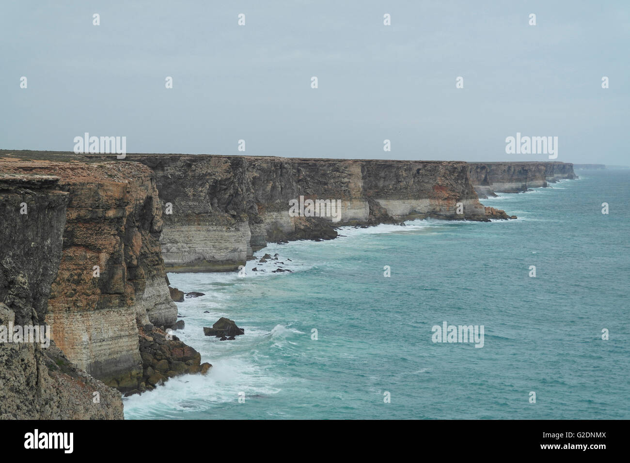 Nullarbor cliffs in South Australia - Australia Stock Photo - Alamy