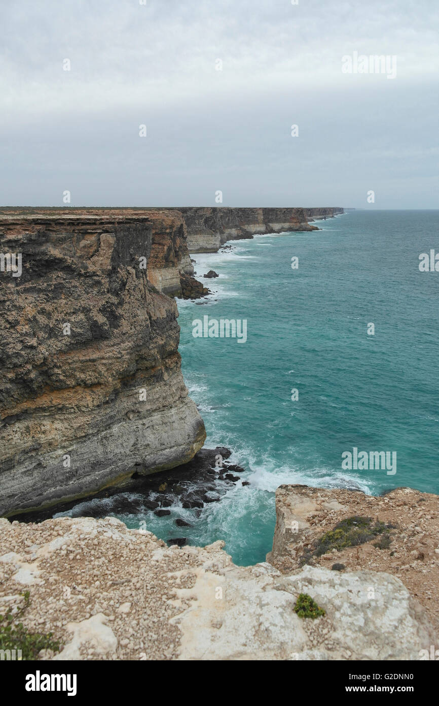Nullarbor cliffs in South Australia - Australia Stock Photo - Alamy