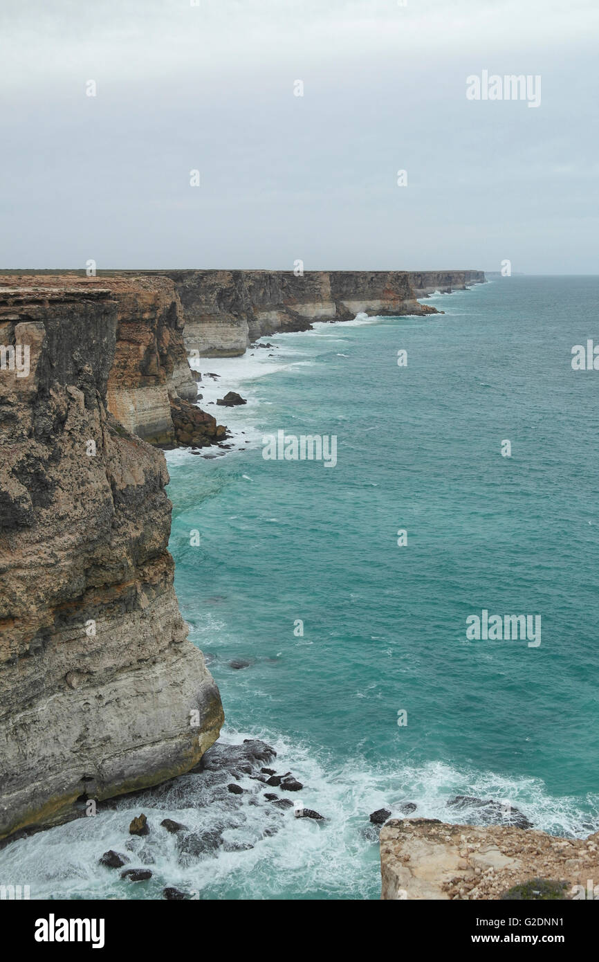 Nullarbor cliffs in South Australia - Australia Stock Photo - Alamy