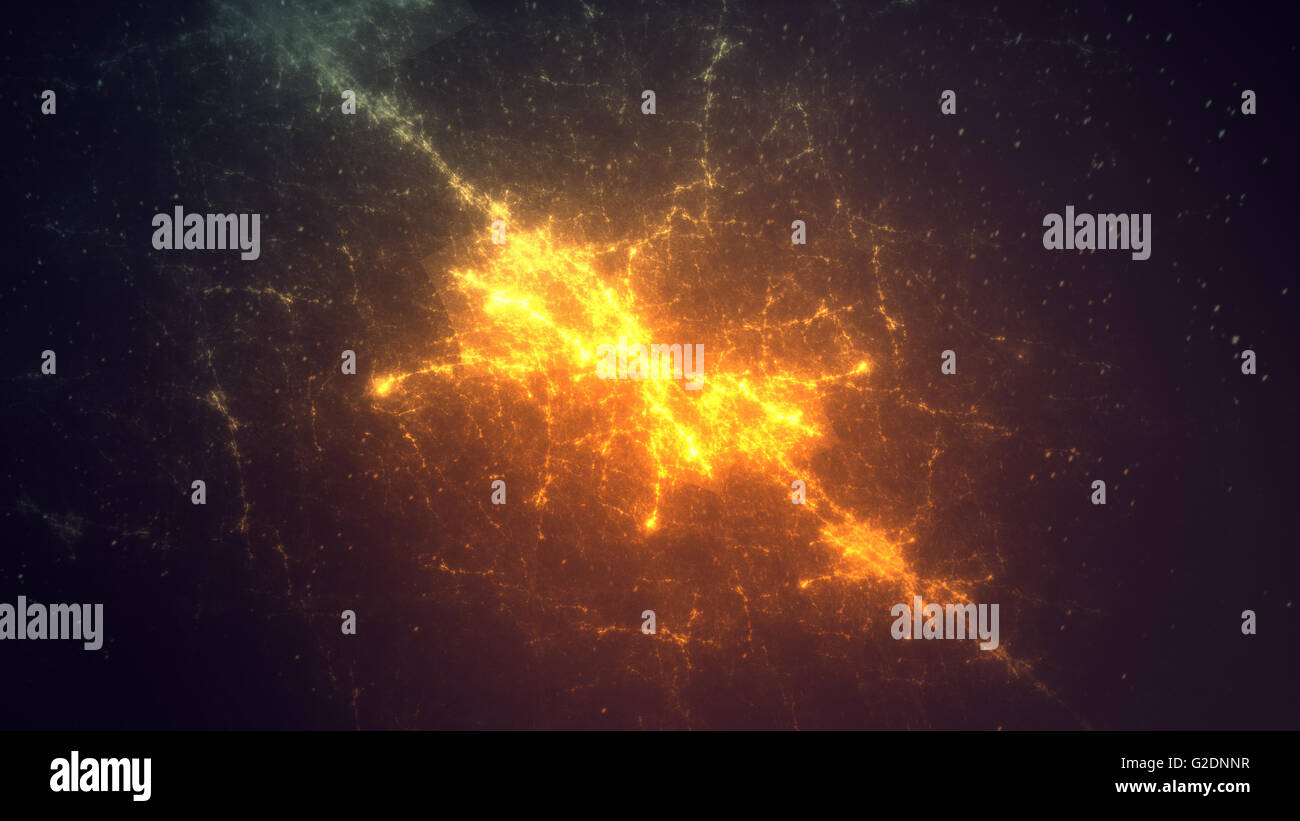 Beautiful Radiating Flame Stock Photo - Alamy